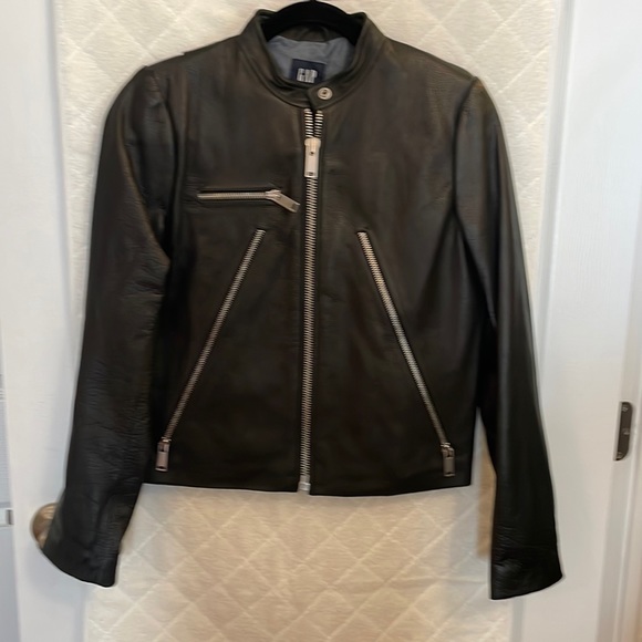 GAP | Jackets & Coats | Genuine Leather Gap Jacket | Poshmark